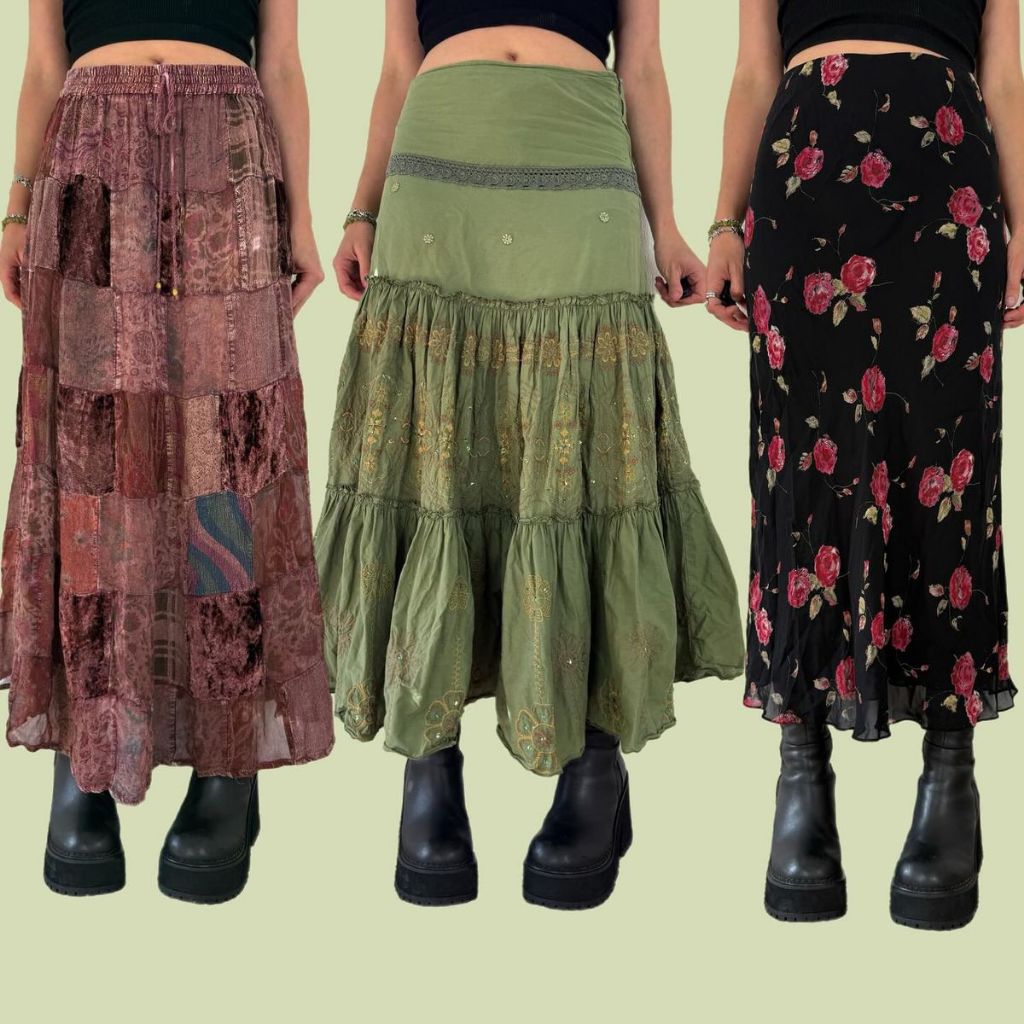 Jual ROK VINTAGE PANJANG | Shopee Indonesia