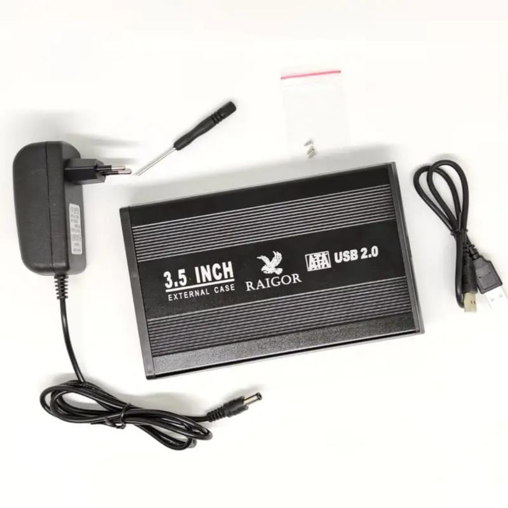Jual Casing Hardisk External 3.5SATA USB 2.0 HDD Case HDD Enclosure ...