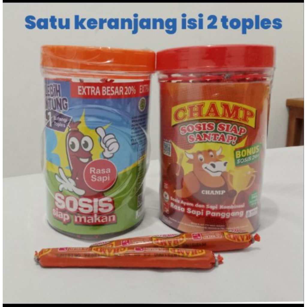 Jual Sosis champ + sosis so nice Original=2toples | Shopee Indonesia