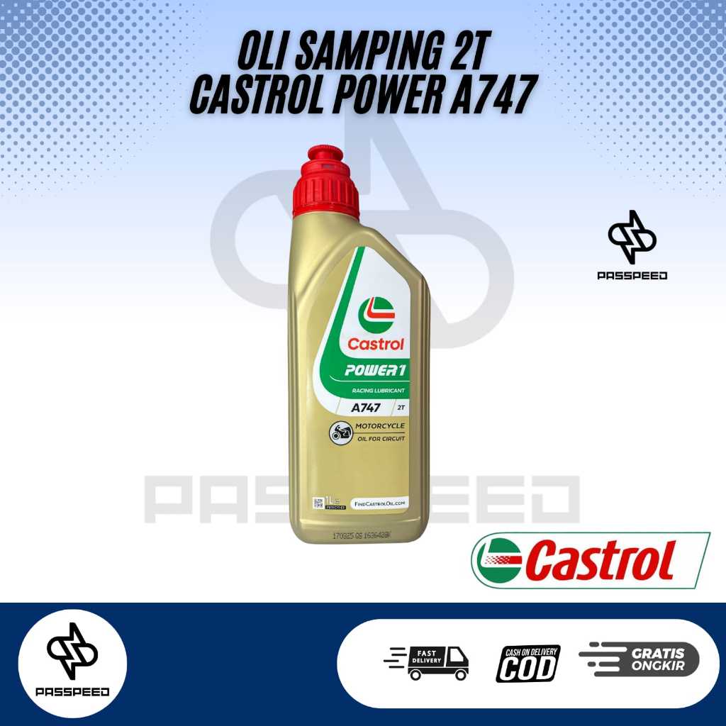 Jual CASTROL A747 1L ORIGINAL OLI SAMPING | Shopee Indonesia