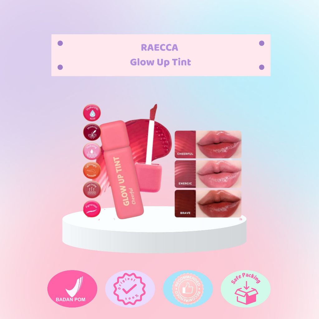 Jual RAECCA Glow Up Tint Soft on Lips, Strong on Stain Lip Tint High ...