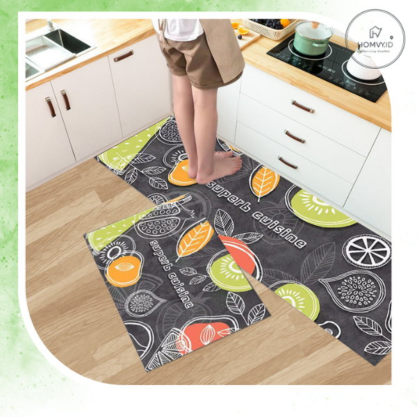 Jual HL0466 2 in 1 Kitchen Floor Mat Keset Alas Lantai Kamar Tidur ...