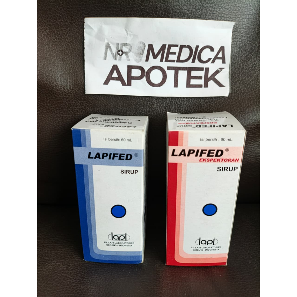 Jual LAPIFED Syrup / LAPI6EXPEKTORAN Syrup 60ml / obat flu dan batuk ...