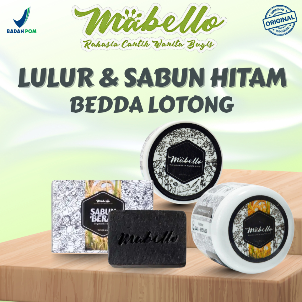 Jual Mabello Sabun dan Lulur Hitam Bedda Lotong | Shopee Indonesia