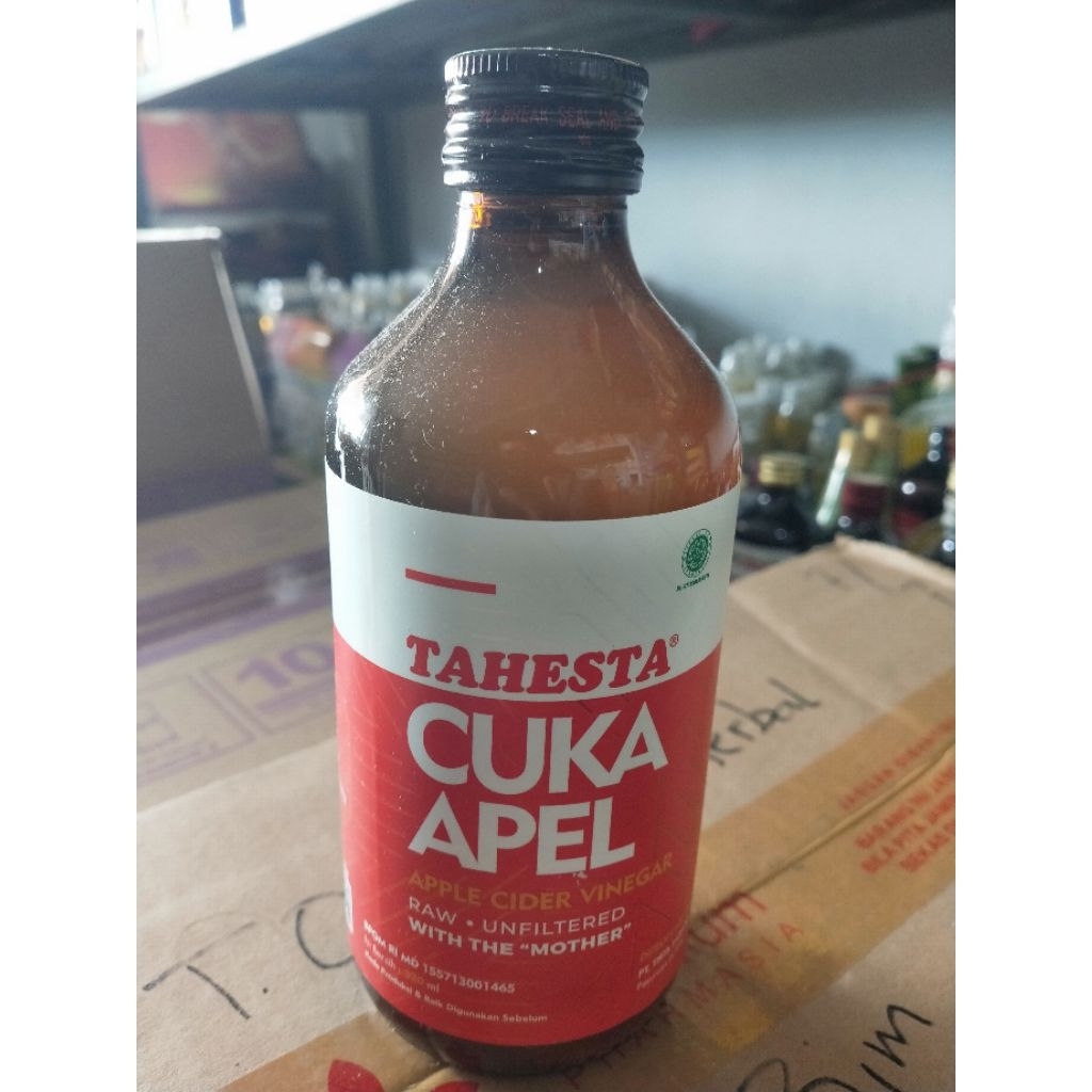 Jual Cuka apel Tahesta 320ml with mother | Shopee Indonesia