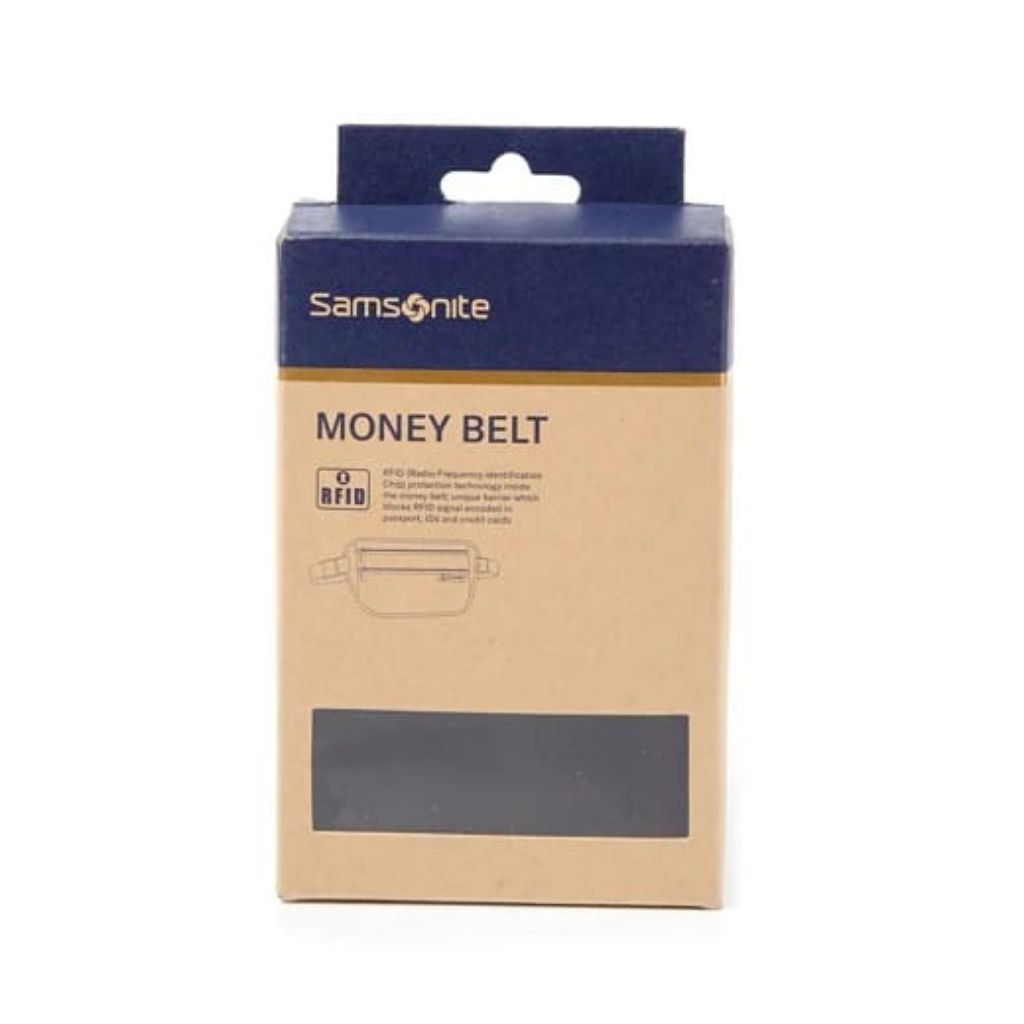 Jual SAMSONITE RFID Money Belt Tas Pasport Travelling Only Black ...