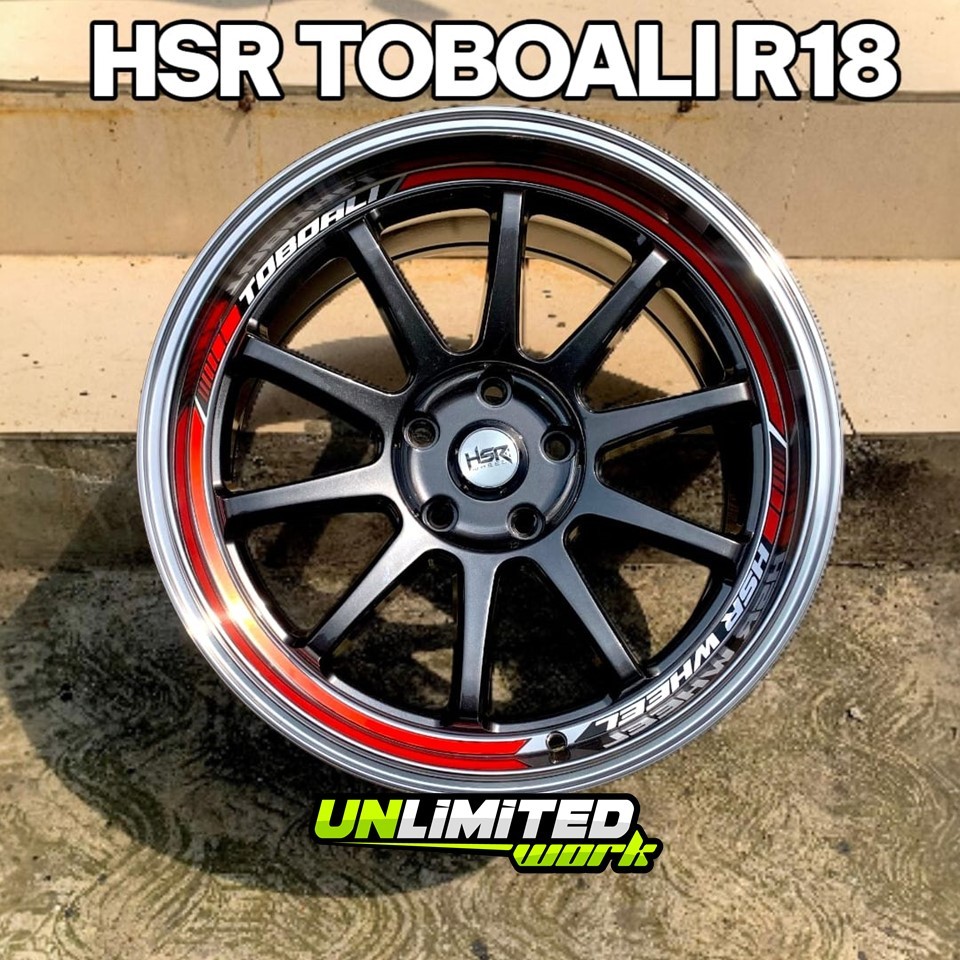 Jual Velg Racing Ring 18 Innova Xpander CRV Terrios Civic HRV Rush HSR ...