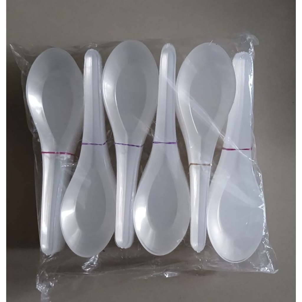 Jual Sendok Bebek Plastik Bening & Warna 1 Pack Isi 144 Pcs – Sendok ...