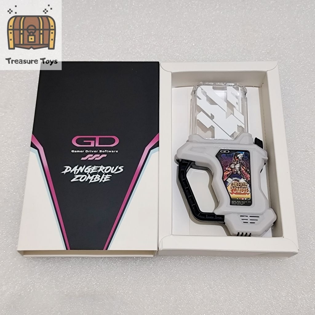 Jual dx gashat dangerous zombie kamen rider ex aid buggle driver gamer ...