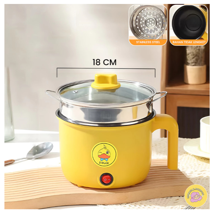 Jual Panci Elektrik Multifungsi Teflon Anti Lengket/Panci Listrik 1.8L ...