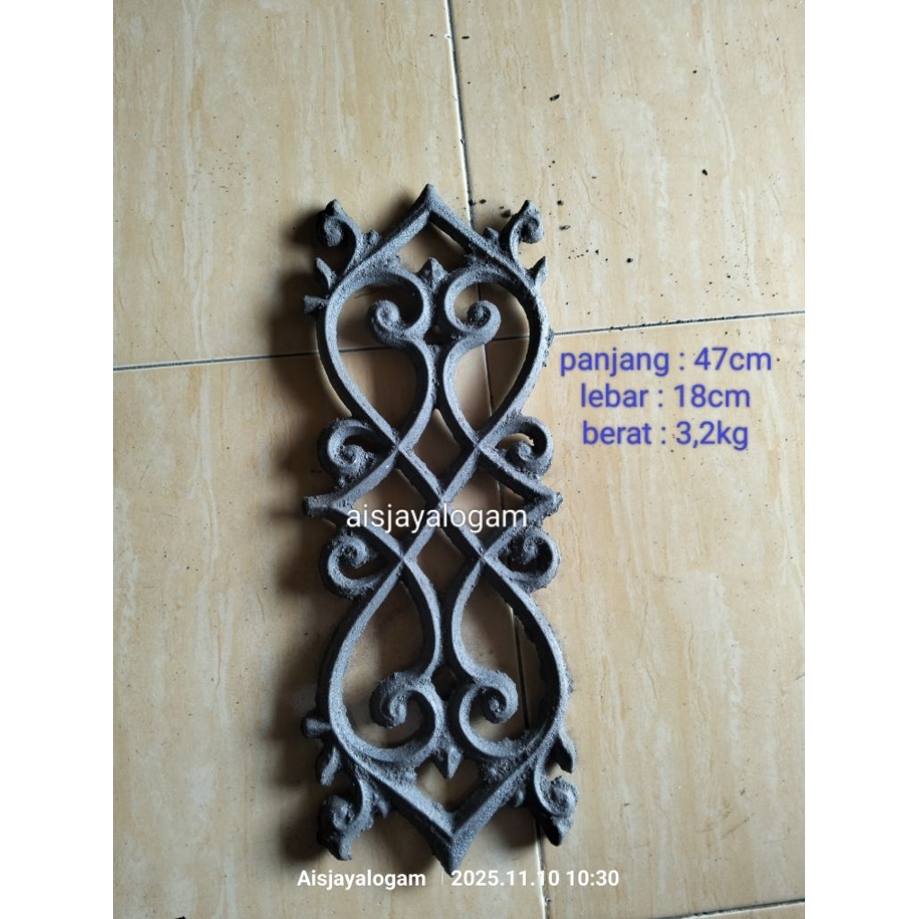 Jual ornamen pagar besi cor | Shopee Indonesia