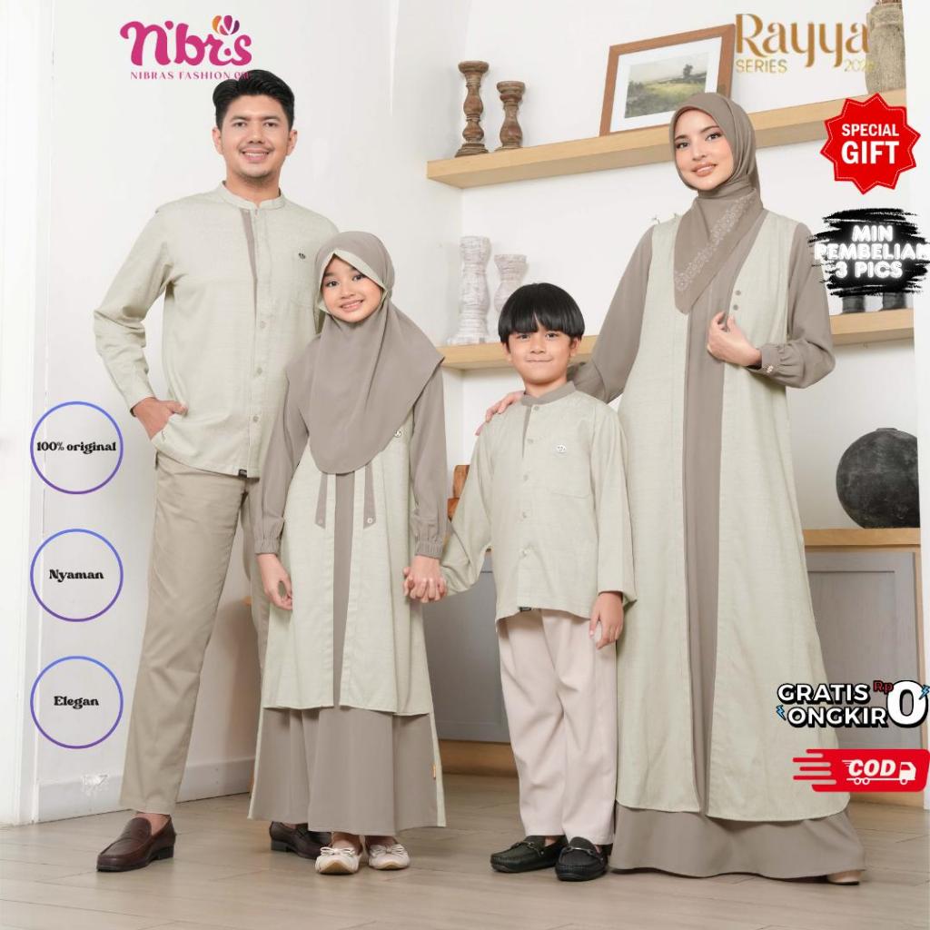 Jual (SARIMBIT) NEW RAYYA SERIES 2026 - HILDIA KHAKI Couple Family Raya ...