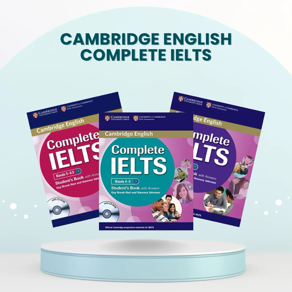 Jual Cambridge English Complete IELTS Bands 4-7.5 Student’s Book Workbook Teacher’s Book ...