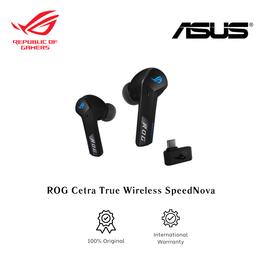 Jual ASUS ROG Cetra True Wireless SpeedNova | Shopee Indonesia