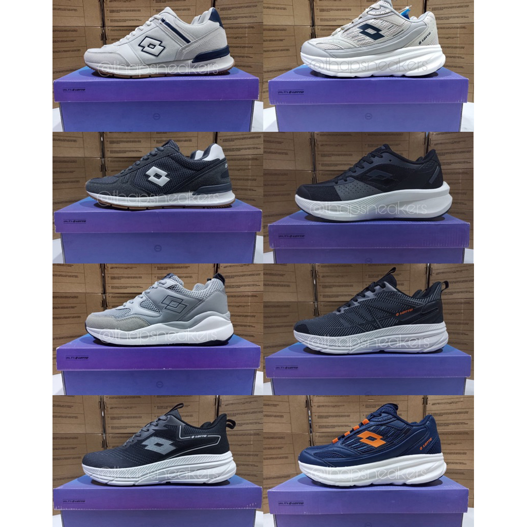 Jual Sepatu Lari Pria Lotto Original PT MAP Resmi | Shopee Indonesia