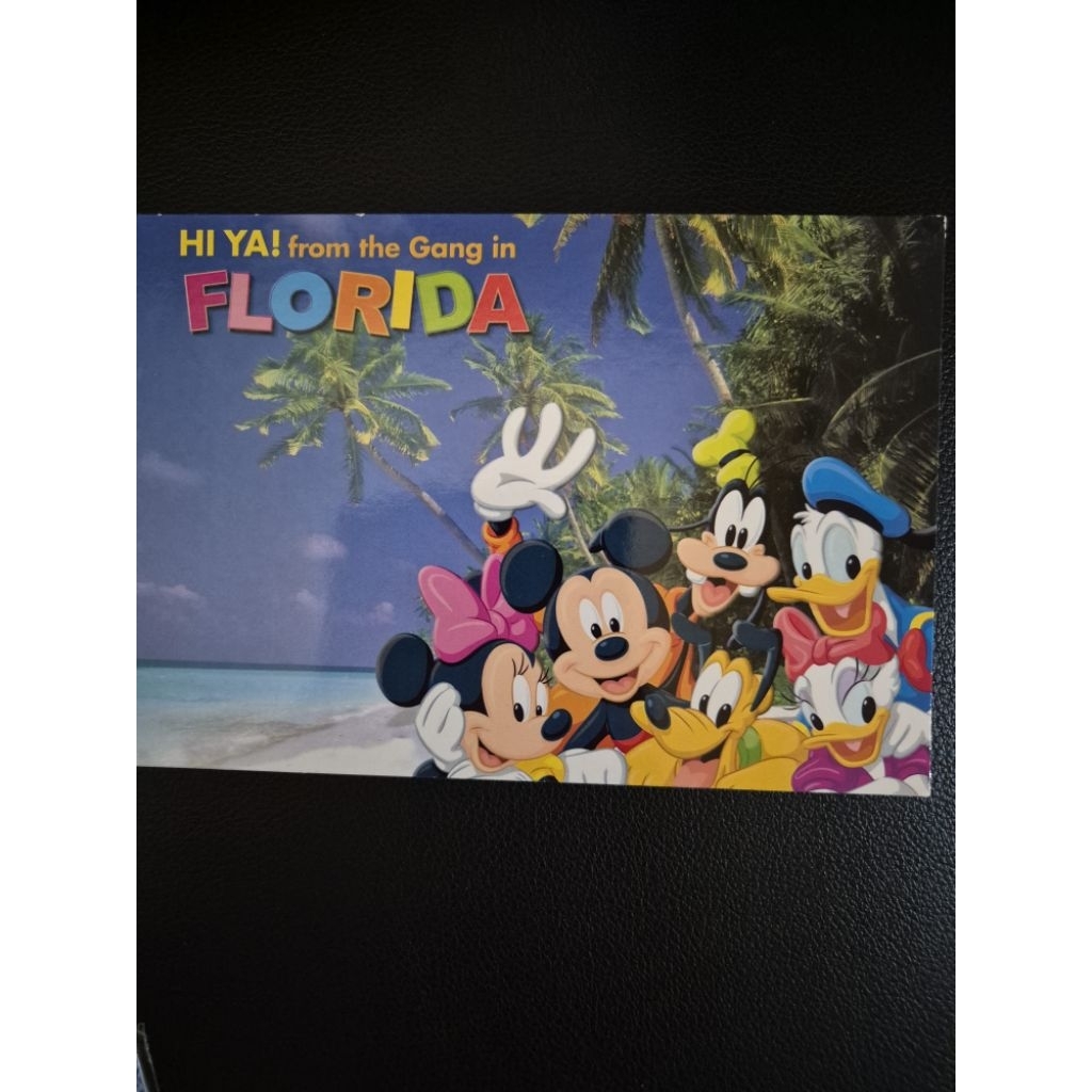 Jual kartu pos Disney mickey mouse florida postcard | Shopee Indonesia