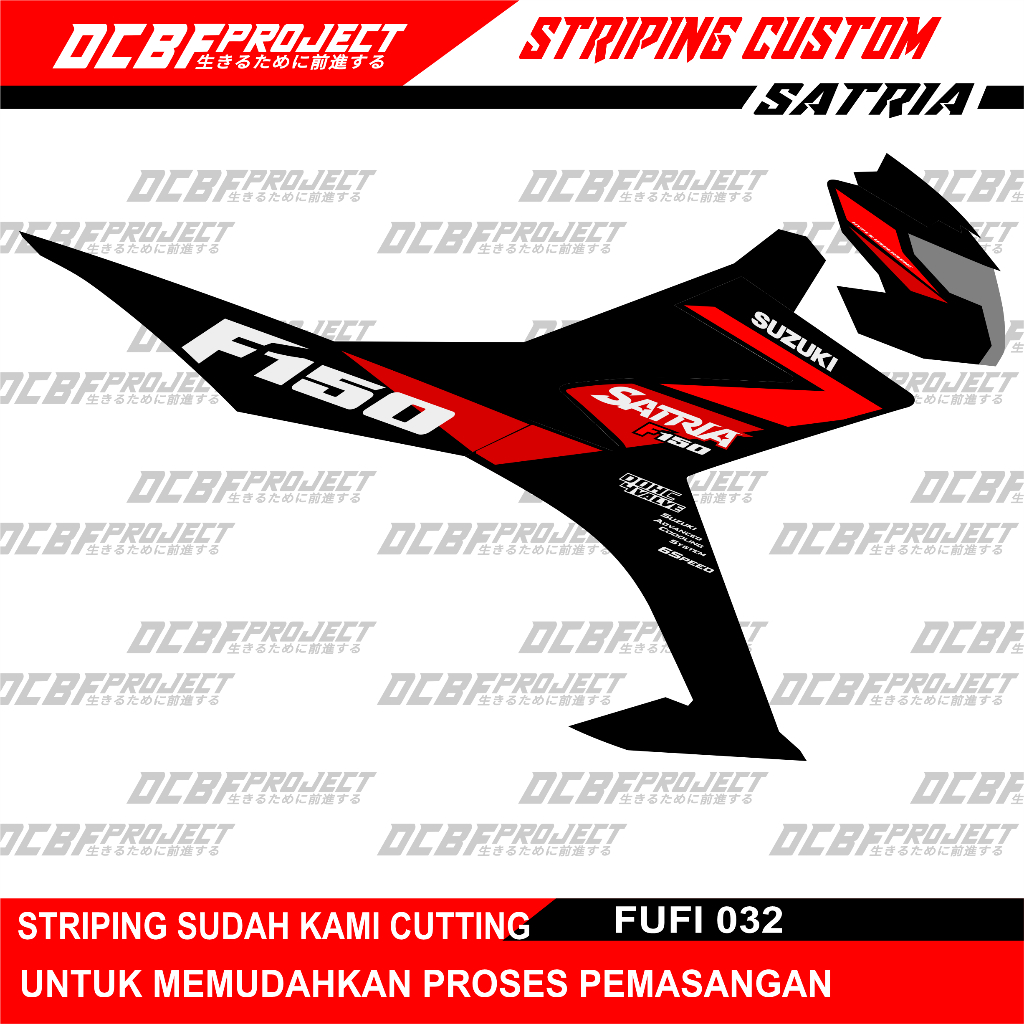 Jual STRIPING CUSTOM SATRIA FUFi | Shopee Indonesia