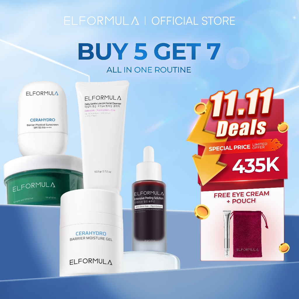 Jual [ FREE EYE CREAM + POUCH ] ELFORMULA Bundle 5in1 All in One ...