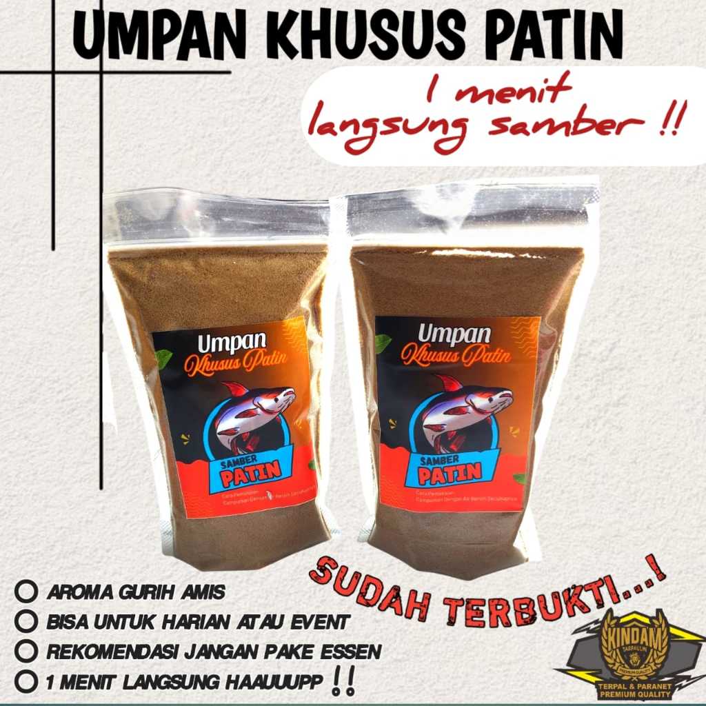 Jual Pelet Samber Patin Umpan Ampuh Untuk Kolam Dan Lomba 1 MENIT ...