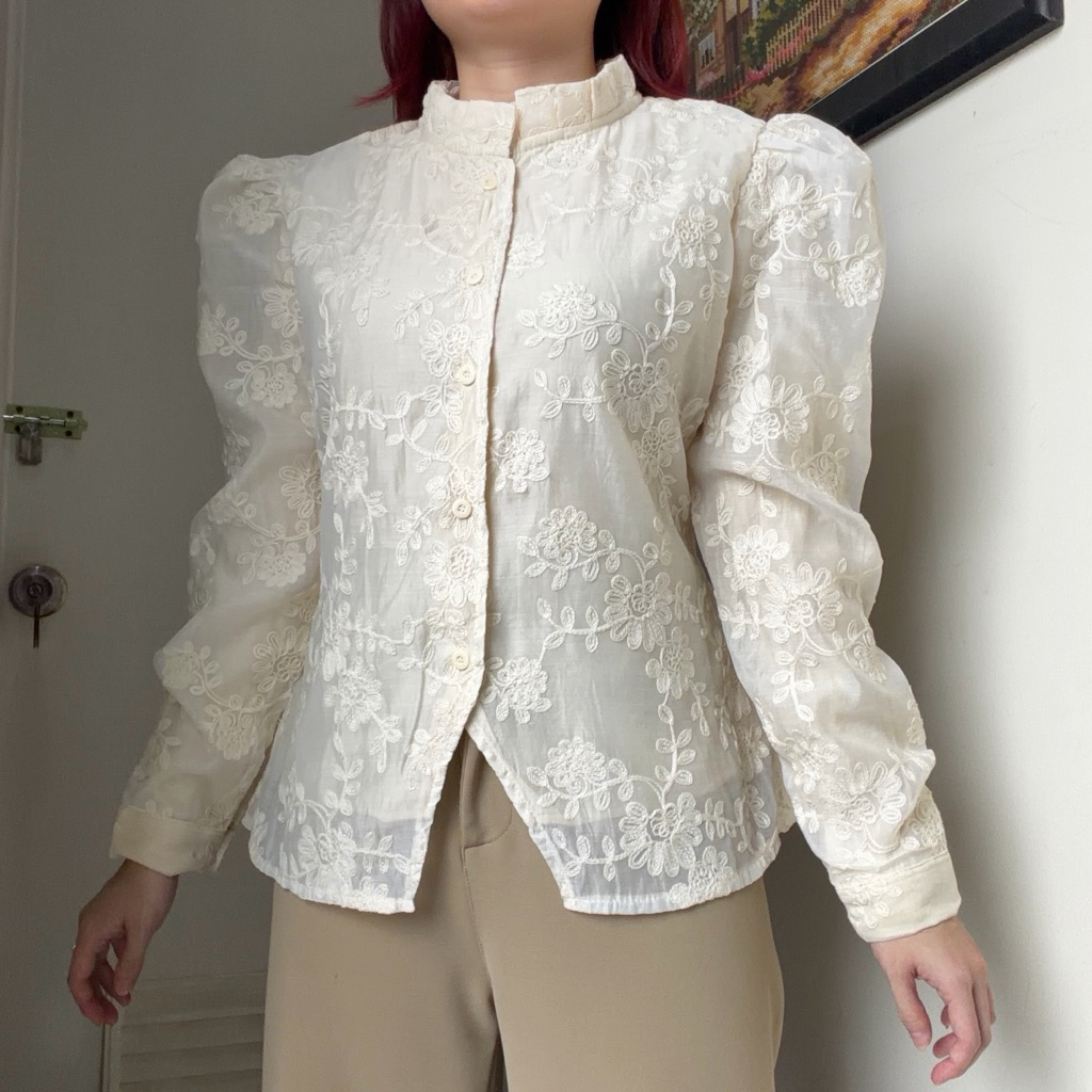 Jual Marsha TOP ATASAN BLOUSE KEMEJA KERJA WANITA VIRAL KOREAN STYLE ...