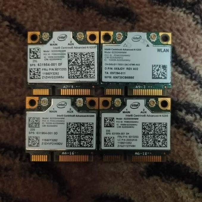 Jual WiFi Card Half Mini PCIe Intel Centrino Advanced N 6205 ORIGINAL ...