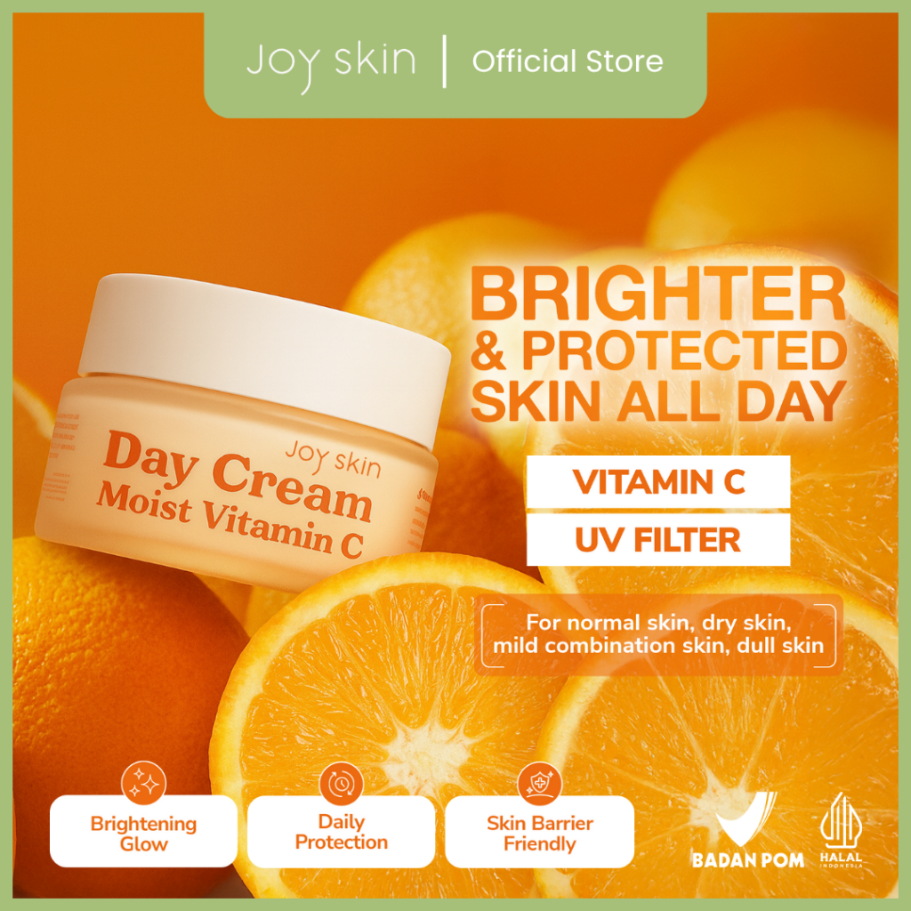 Jual JOY SKIN Day Cream Moist Vitamin C | Brightening Anti Kusam | Day ...