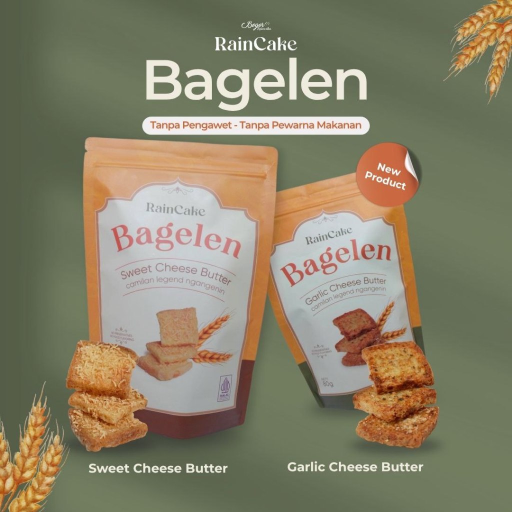 Jual Bogor Raincake - Roti Bagelen Sweet Cheese Butter - Roti Bagelen ...