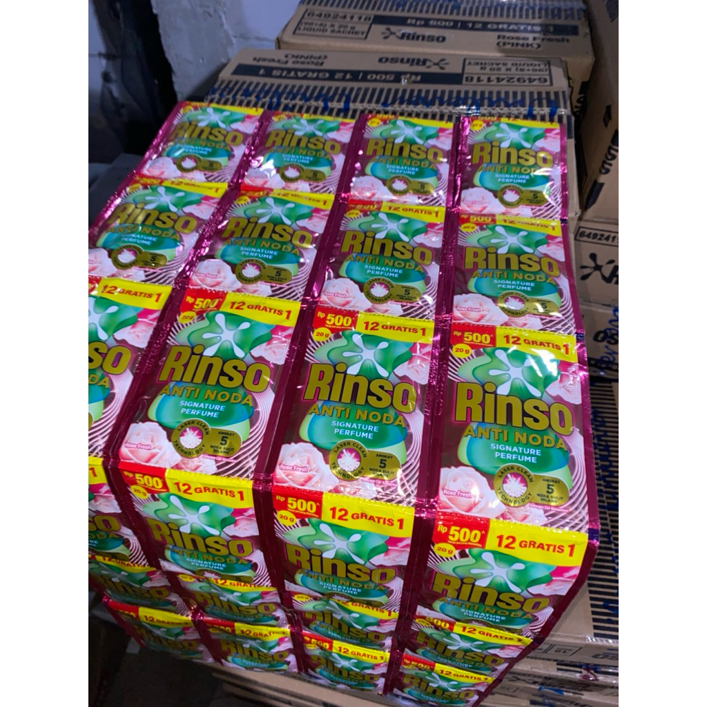 Jual Rinso Rose Fresh 1 dus (isi 104 sachet) | Shopee Indonesia