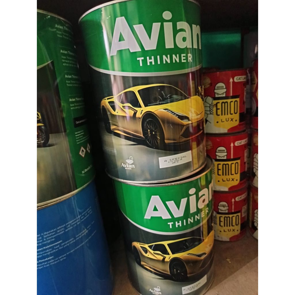 Jual THINNER A SPECIAL avian varian 5 Liter & 1 Liter | Shopee Indonesia