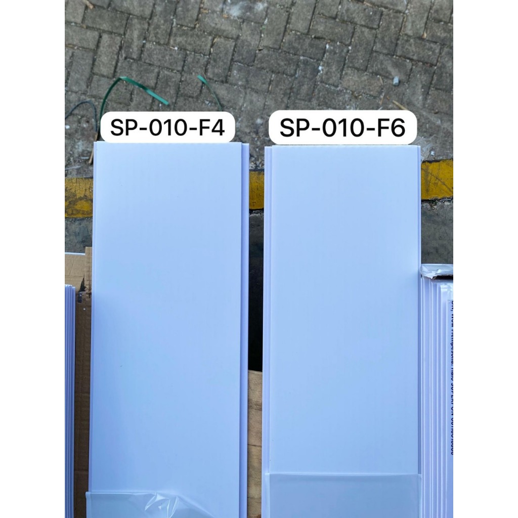 Jual Superfon Plafon PVC Putih Polos Doff Tebal 8mm - SP 010 Gypsum ...