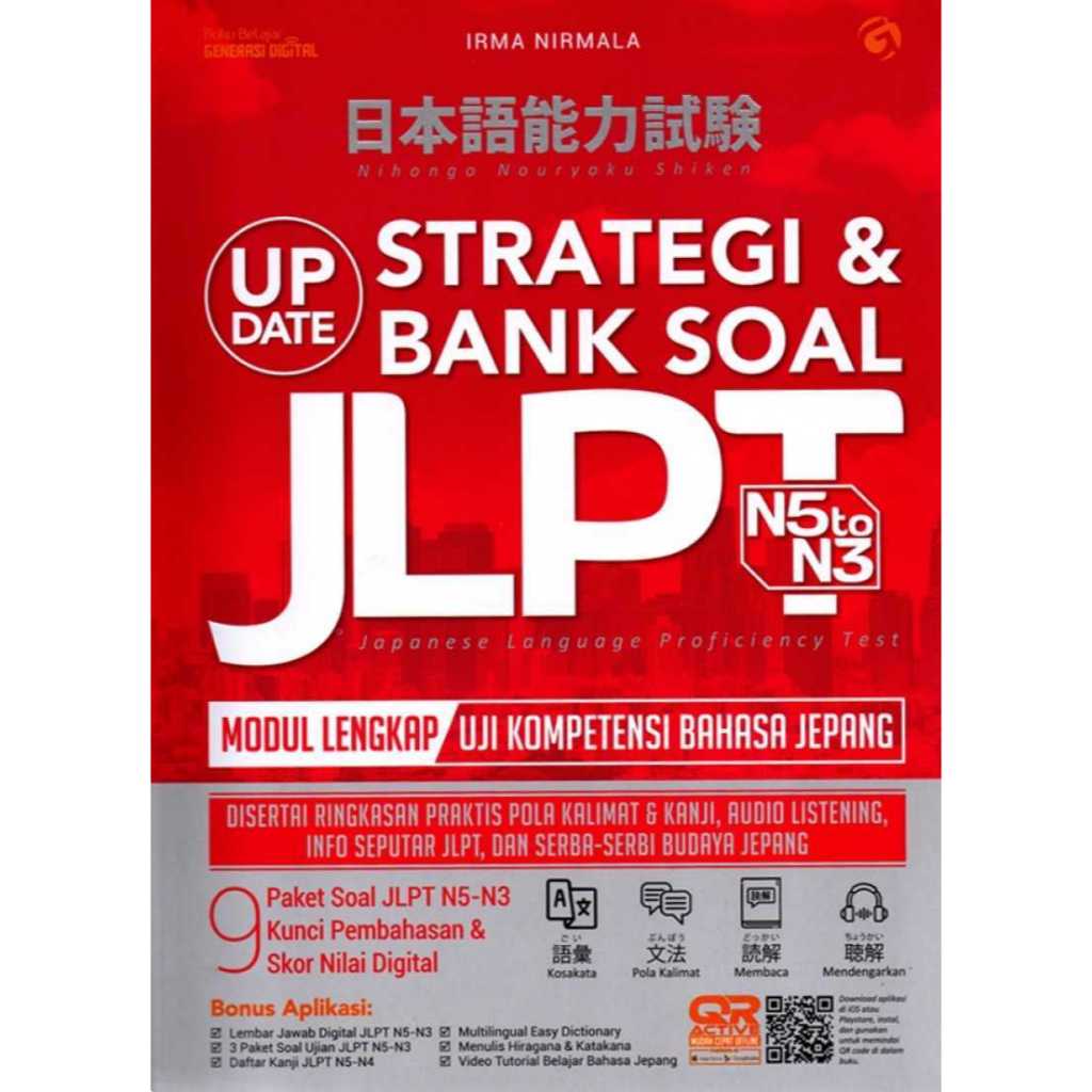 Jual Buku Modul Lengkap Uji Kompetensi Bahasa Jepang: Strategi dan Bank ...