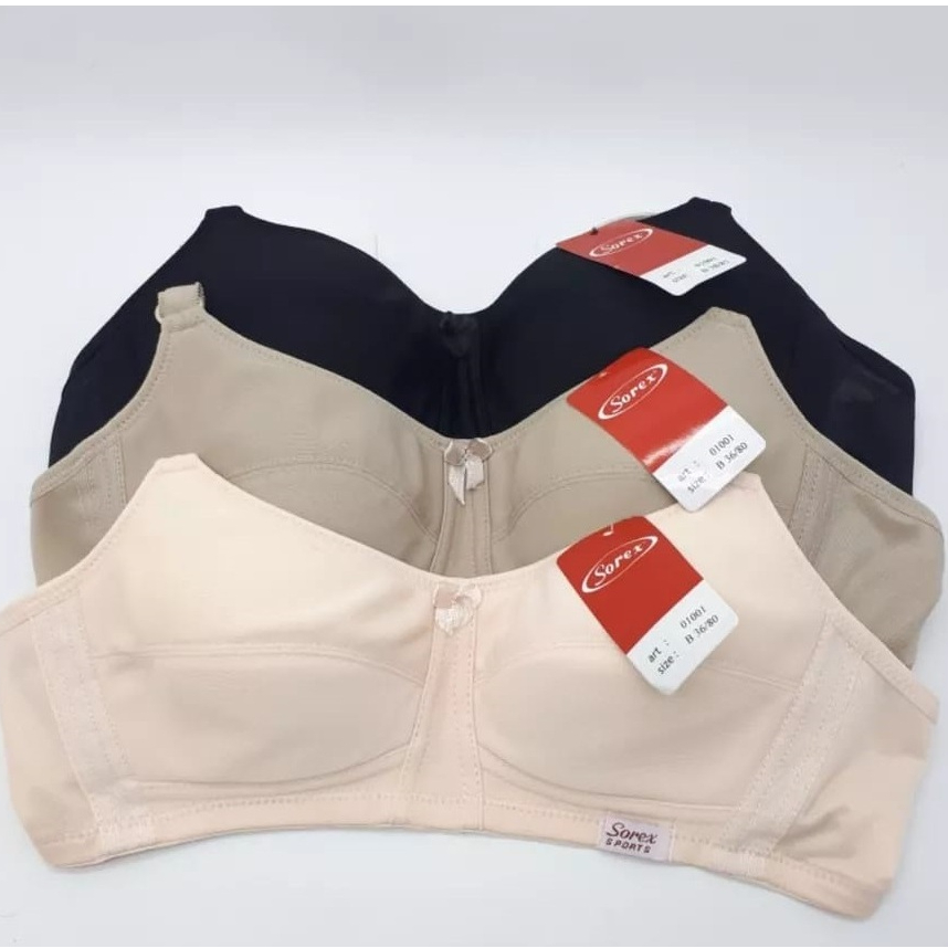 Jual Premium - Sorex Bra Halus Busa Tipis - Tanpa Kawat BH01001 BH01002 ...