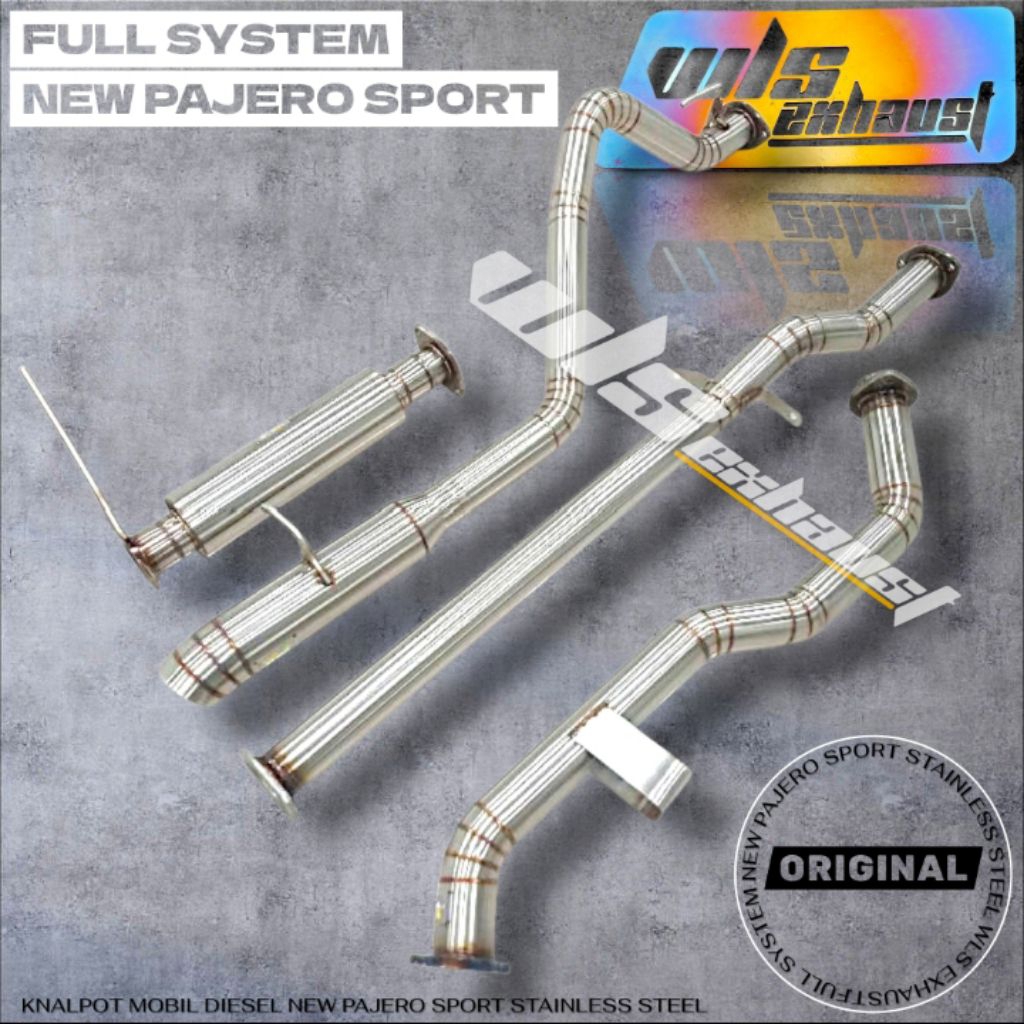 Jual KNALPOT MOBIL FULL ALL NEW SYSTEM PAJERO SPORT DAKAR WLS EXHAUST ...