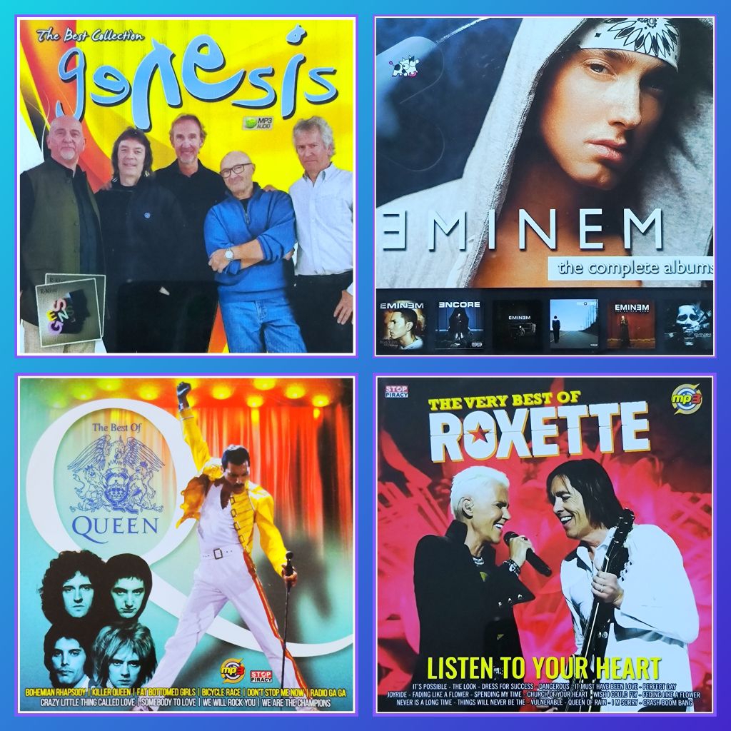 Jual Kaset MP3 Lagu Genesis - Eminem - Queen - Roxette Album Pilihan ...