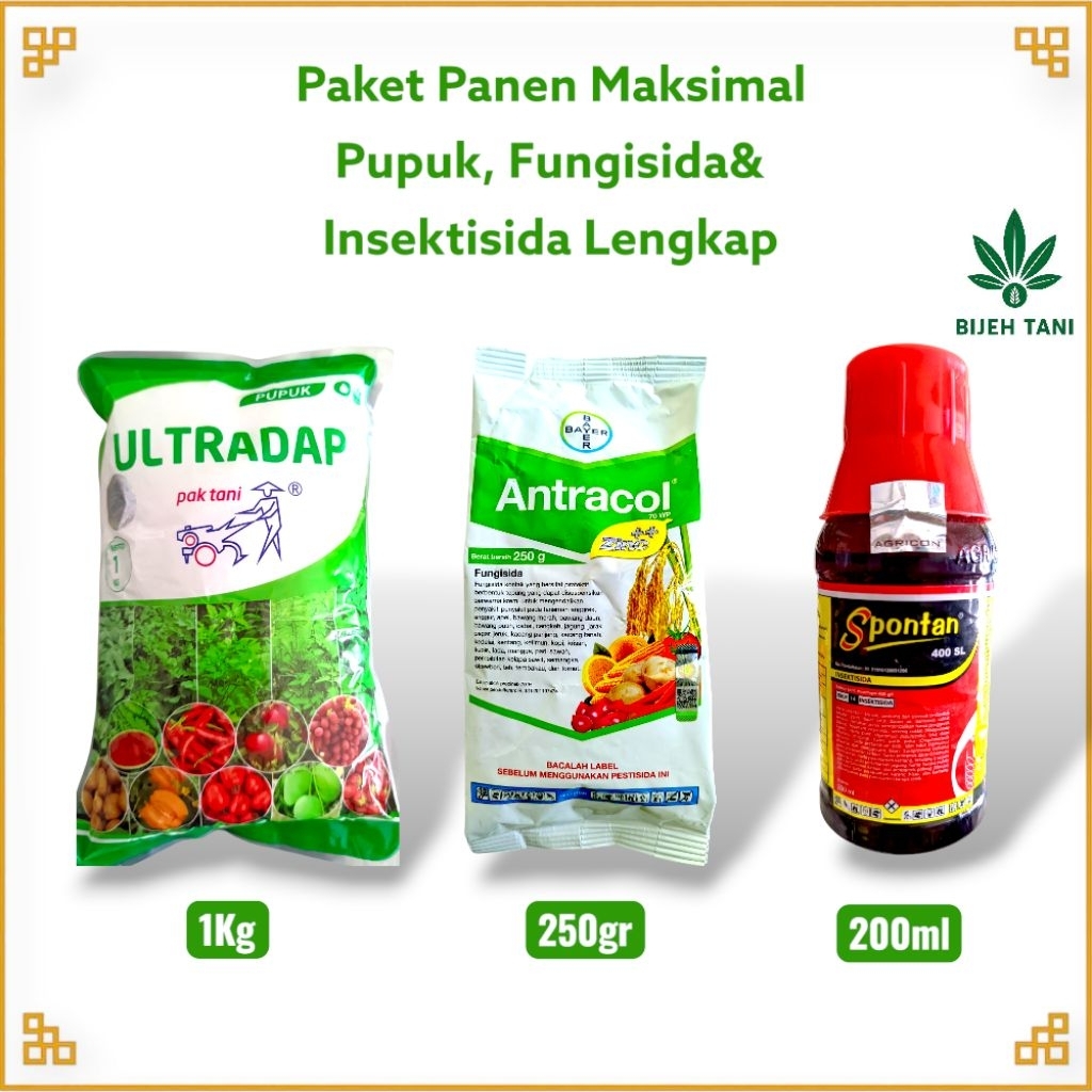 Jual Paket Panen Lengkap ULTRADAP 1Kg + Antracol 250gr + Spontan 200ml ...