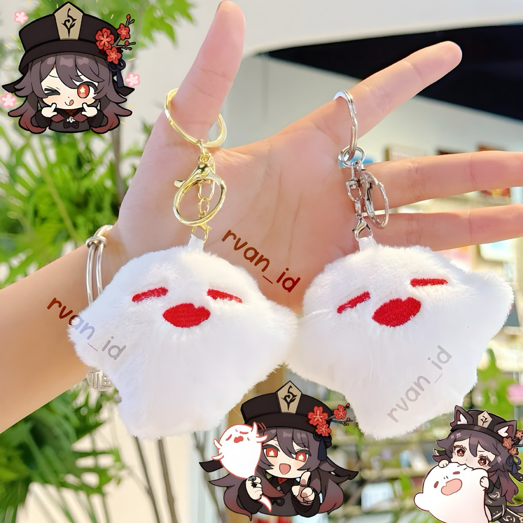 Jual Gantungan Kunci-Tas-Mobil Boneka Hu Tao - Keychain Boo Tao - Keychain dolls - Keychain ...