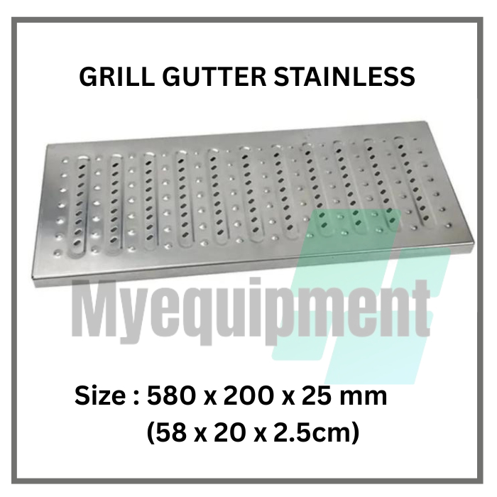Jual GRILL GUTTER GRATING STAINLESS KTC-20-25-30 AF PER DUS ISI 10 PCS ...