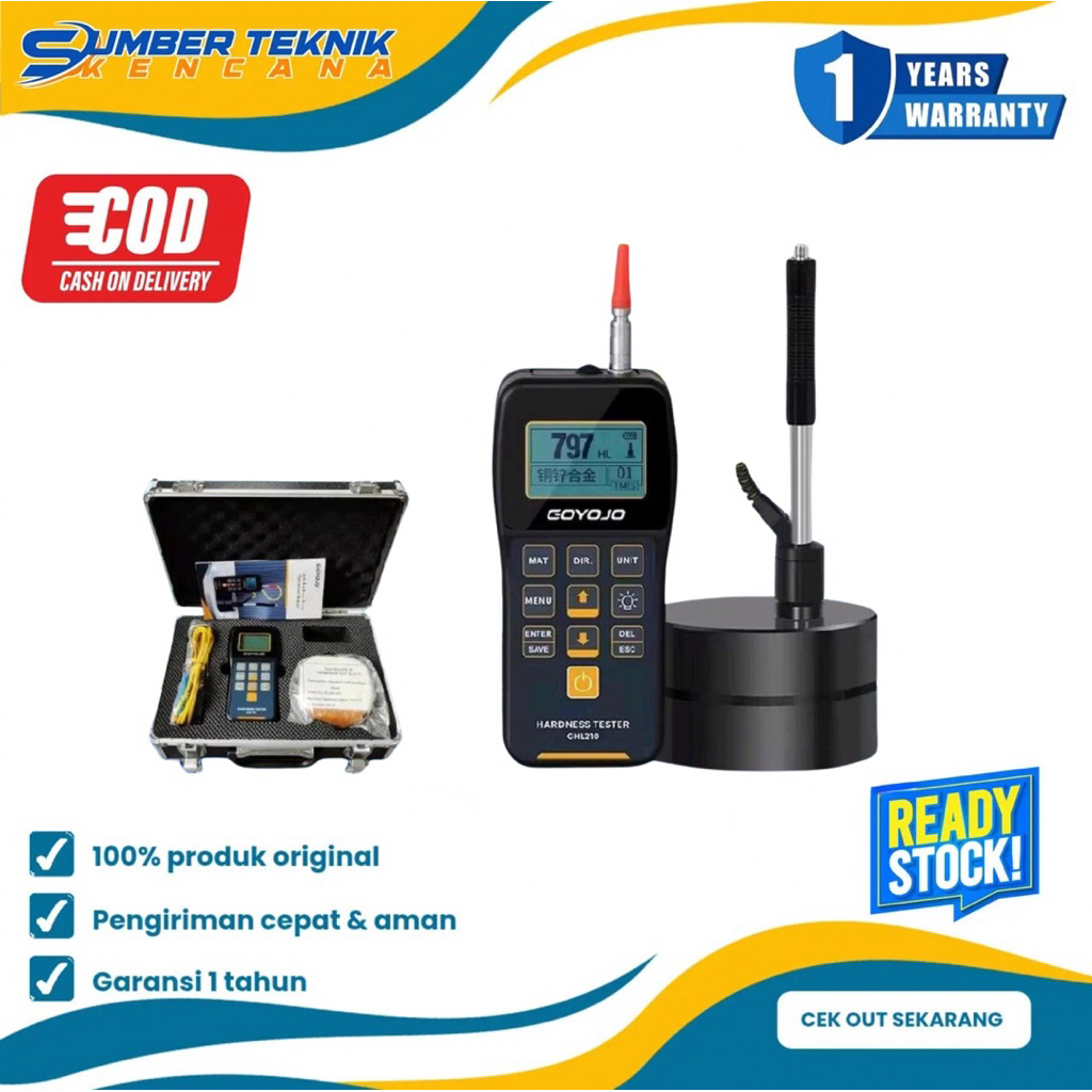 Jual Leeb Hardness Tester Portable Rebound Meter Durometer HL-HB-HRB ...