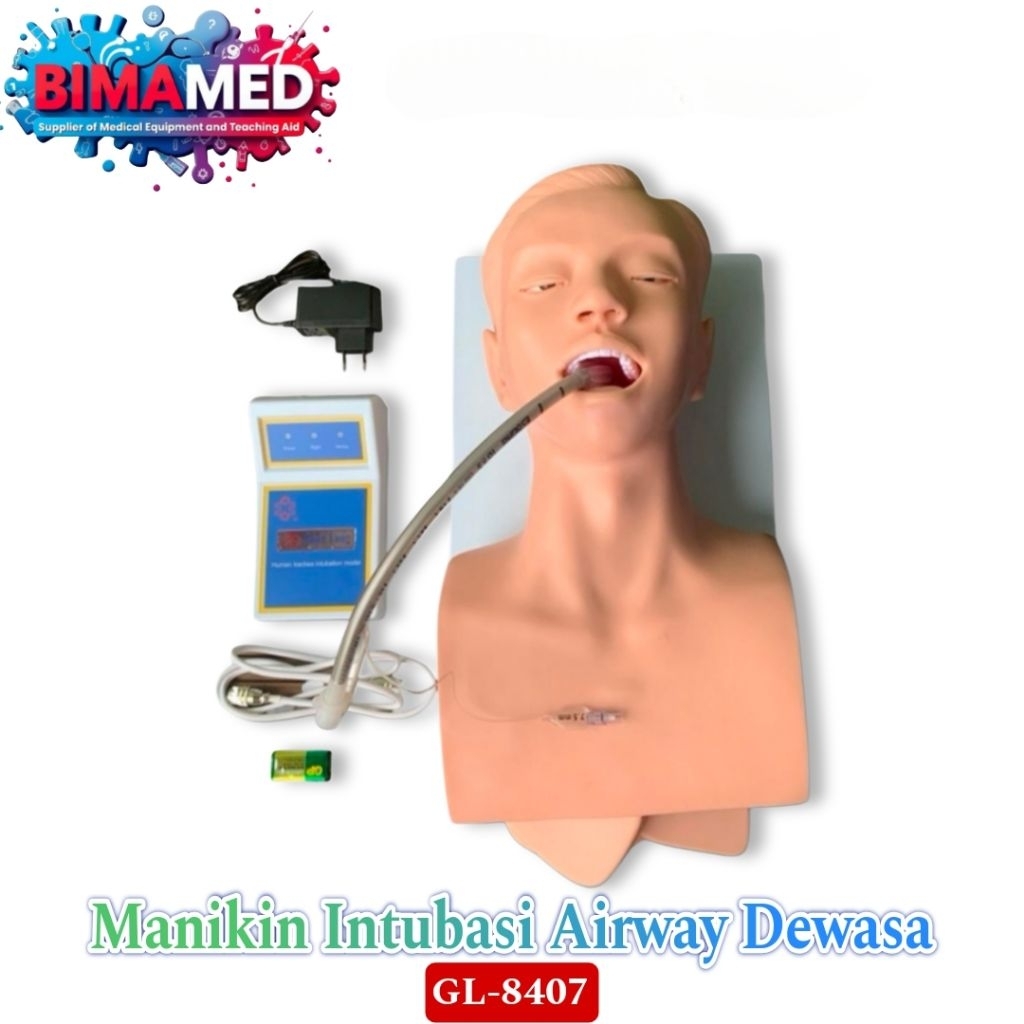 Jual Phantom / Manikin Intubasi Airway Dewasa GUANLONG / Intubation ...