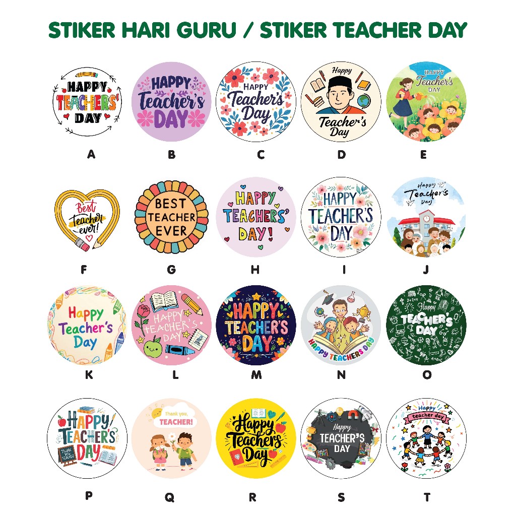 Jual Stiker Hari Guru / Teachers day | Shopee Indonesia