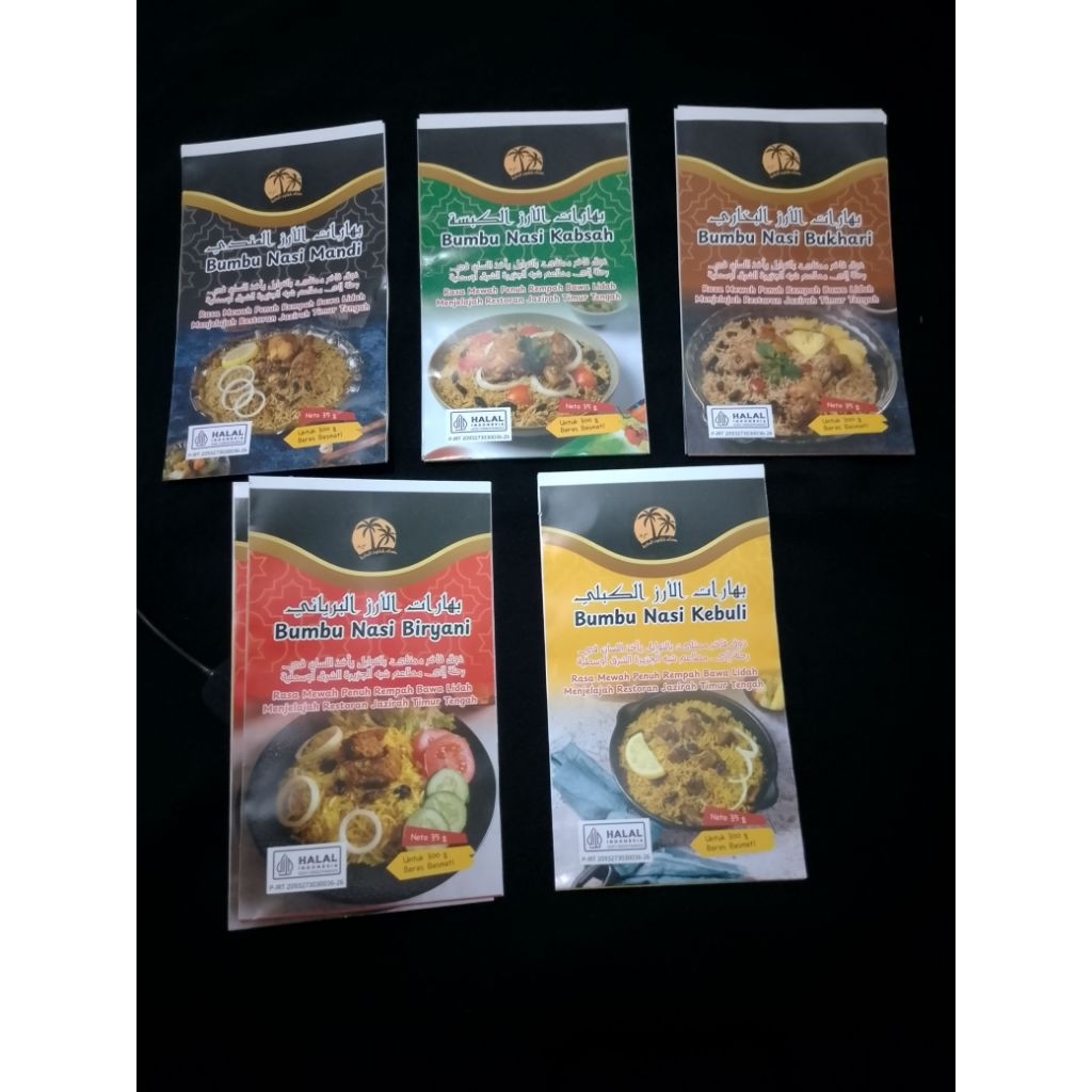 Jual BUMBU NASI KEBULI SUDAH KOMPLIT TANPA NGIRIS TANPA NUMIS ADA 5 ...