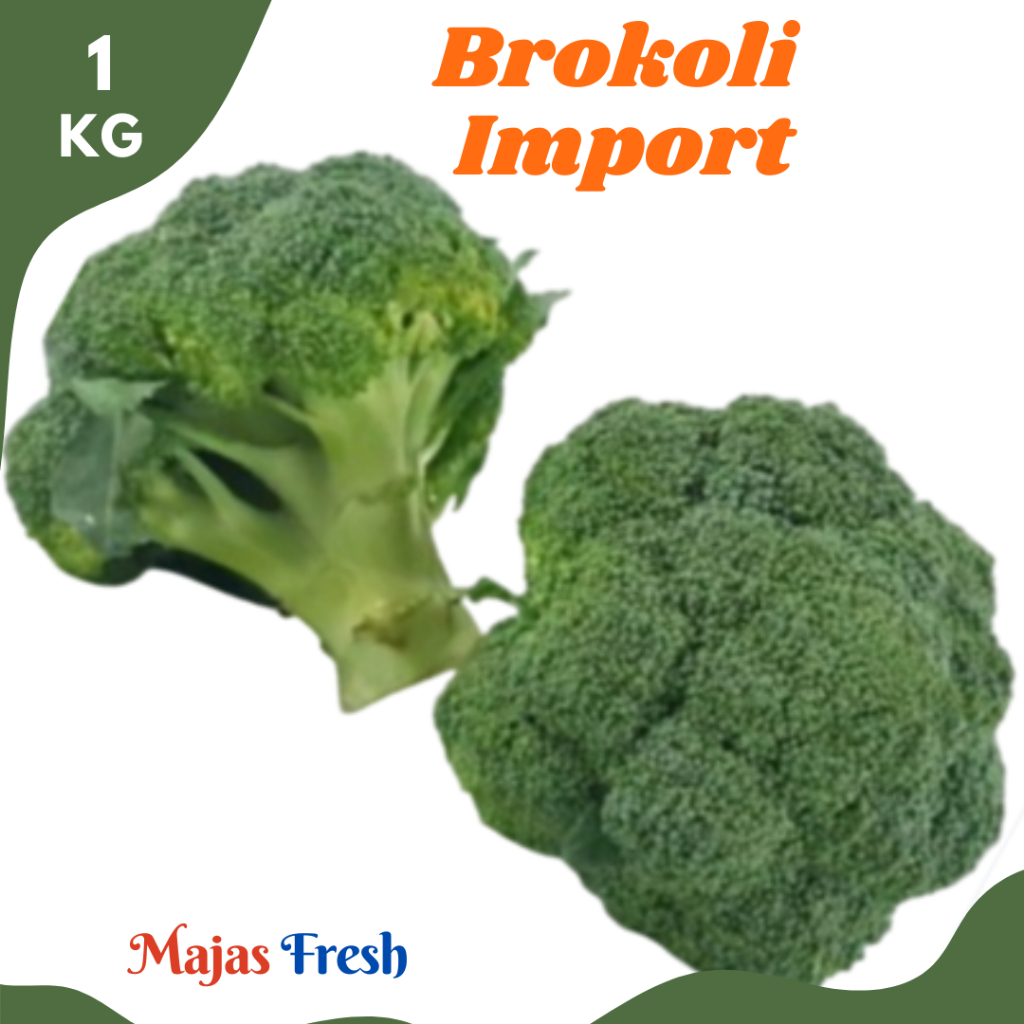 Jual BROKOLI IMPORT Segar - Sayur Brokoli Hijau Import Broccoli Fresh ...