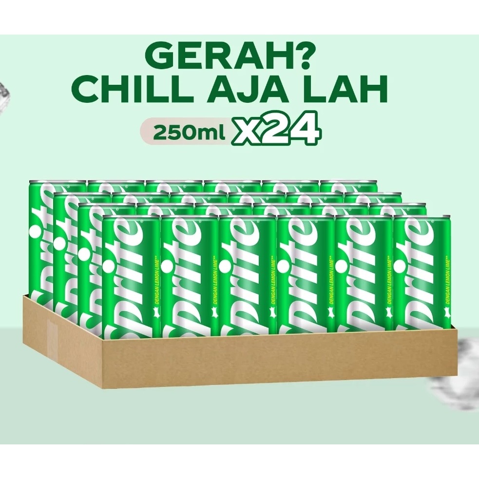 Jual Sprite Lemon Lime Minuman Soda - Kaleng 250ml x 24pcs / Sprite ...