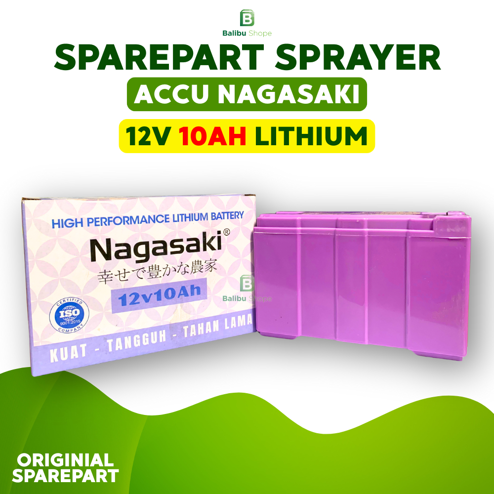 Jual Nagasaki ACCU Baterai Aki Kering Tangki Semprot 8Ah | 9Ah | 10Ah ...