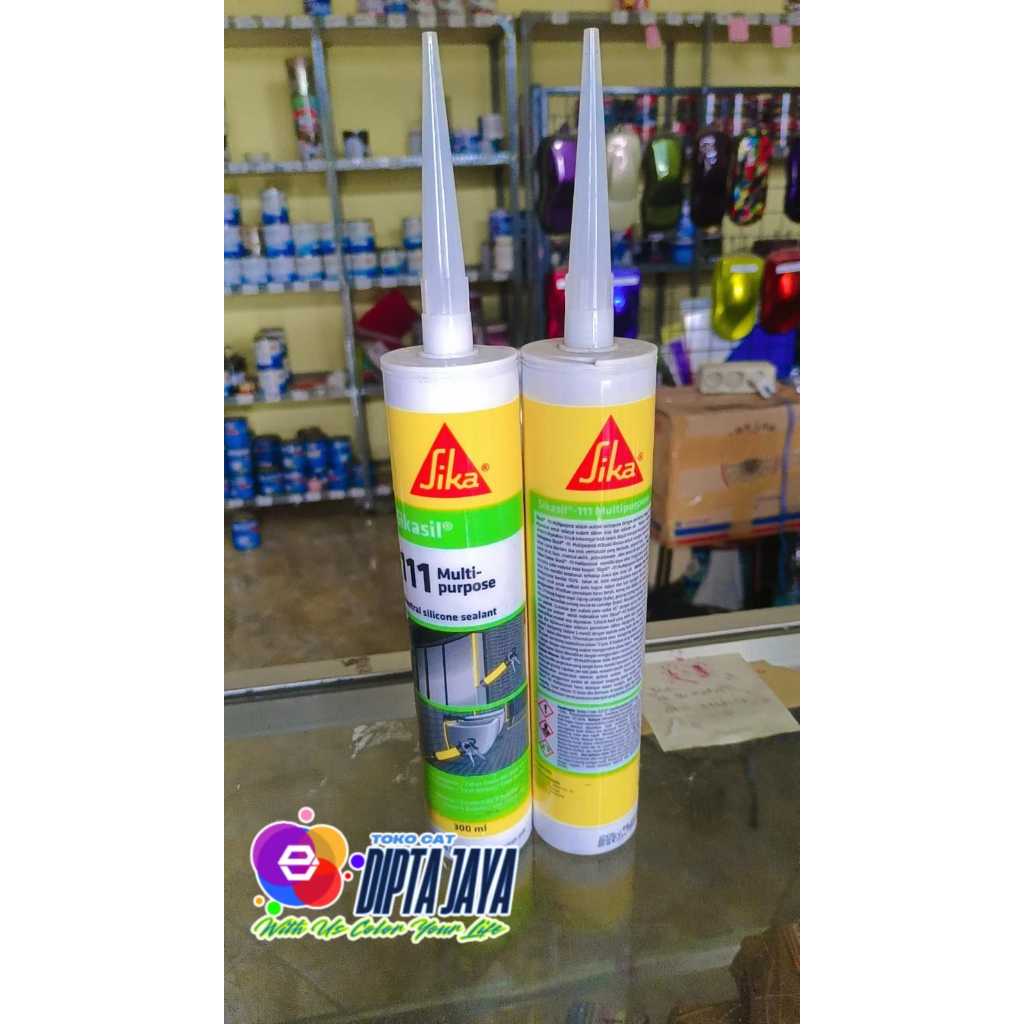 Jual Sika Sikasil 111 Multi Purpose Sealant Silicone (BLACK) | Shopee ...