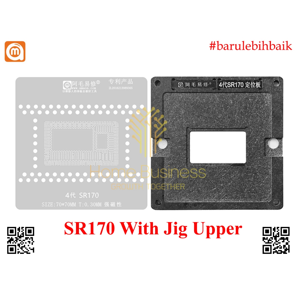 Jual Amaoe Stencil BGA Reballing CPU Intel 4th Gen SR170 SR1EK SR1EF ...