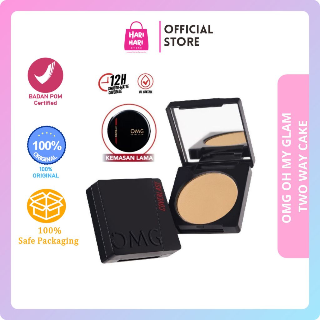 Jual OMG Oh My Glam Coverlast Two Way Cake Spf 20 / PA+++ - Bedak Padat ...