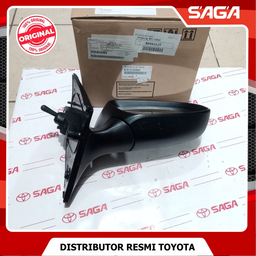Jual SAGA | Spion Luar Kanan Etios Valco Manual Original Toyota 87910 ...
