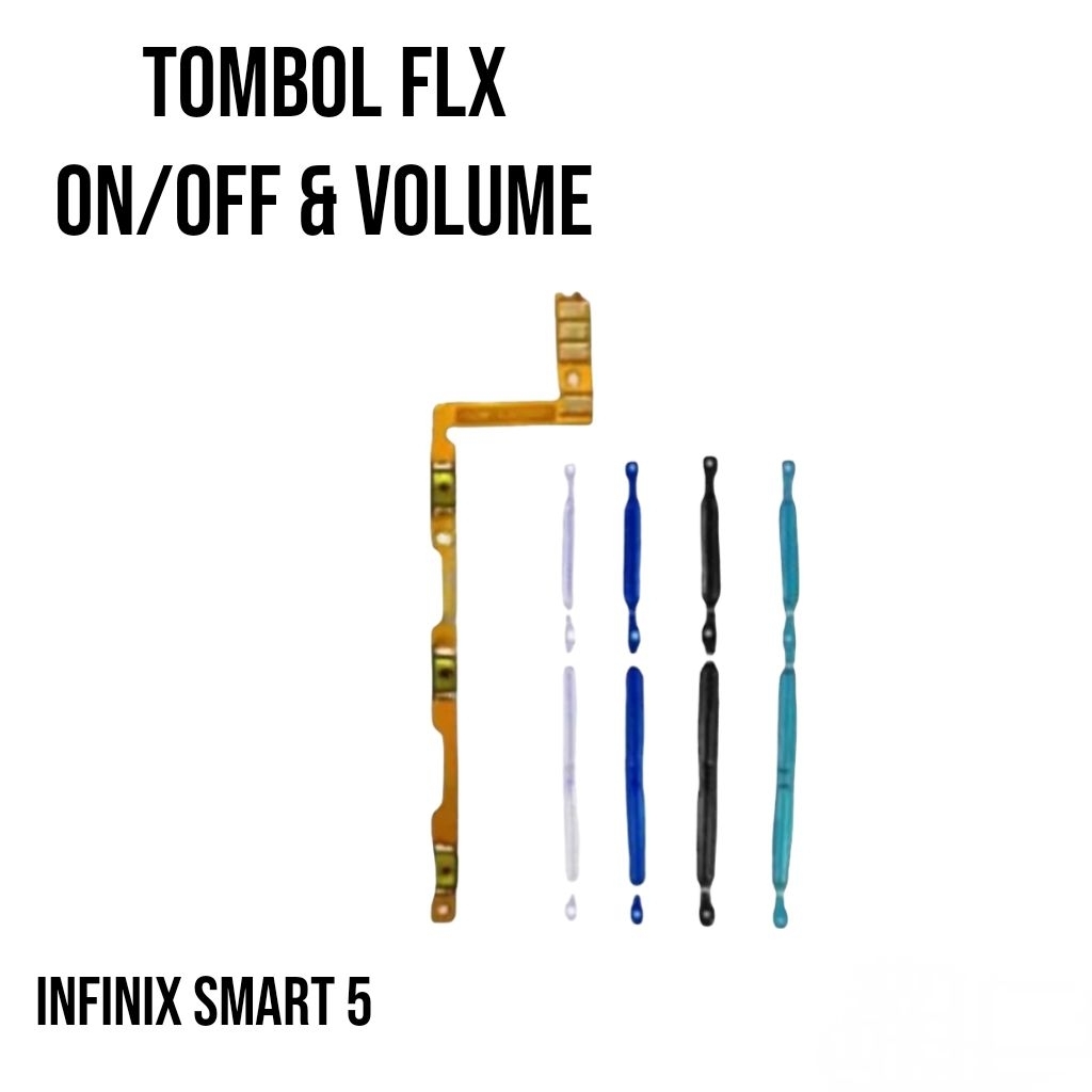 Jual tombol on off infinix smart 5 original pengganti flexible volume ...
