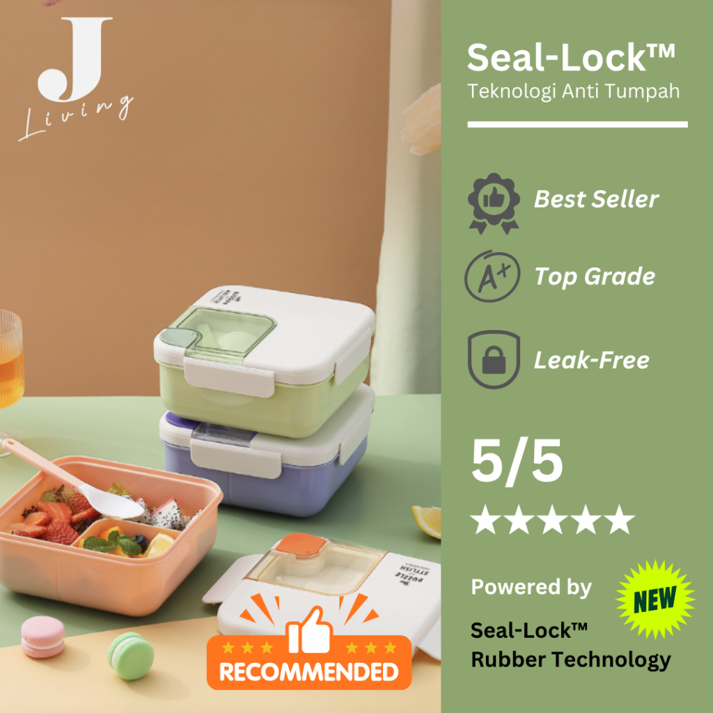 Jual J LIVING - DERU Tempat Cemilan Multifungsi Box Set Makanan Praktis ...